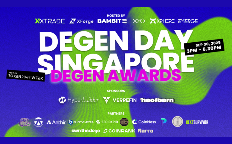 Degen Day Singapore 2025: Web3 Degens Unite for an Unforgettable Night of Alpha, Awards ...